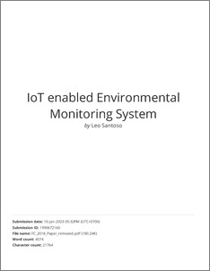 IoT Enabled Environmental Monitoring System - Scientific Repository