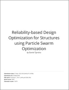 Reliability-based Design Optimization for Structures using Particle Swarm Optimization ...